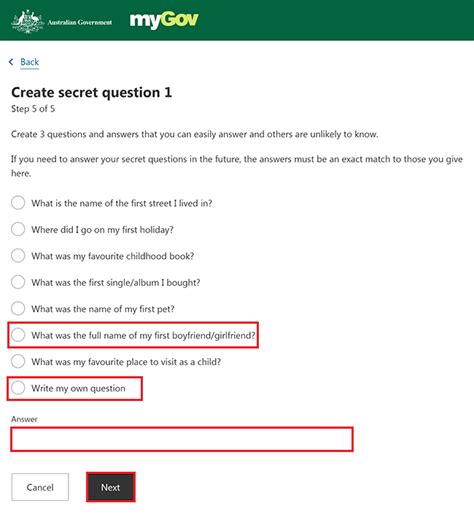 MyGov Help Create A MyGov Account Guide