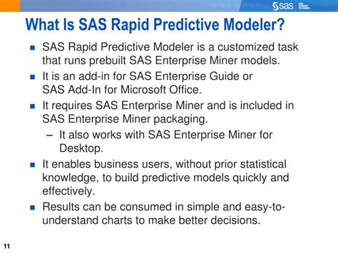 PPT Chapter 3 SAS Rapid Predictive Modeler PowerPoint Presentation