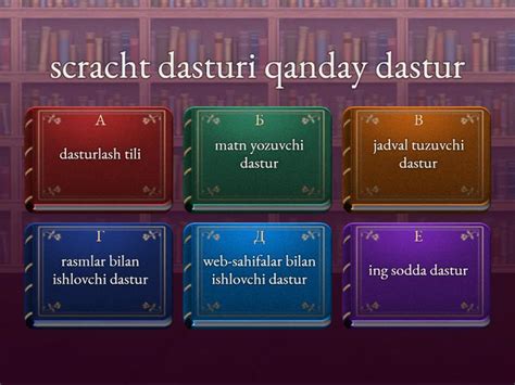 8 Sinf Informatika Fanidan Quiz