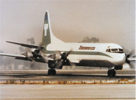 Logair Transamerica Lockheed L 188 Electra Ii Cavalcade Of Wings