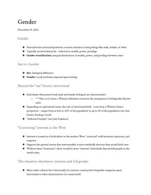 Sexuality Intro To Sociology Sexuality Sexuality Basic Terms Sex Biological Distinction