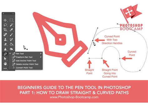 Beginners Guide How To Use The Pen Tool In Photoshop Photoshop For