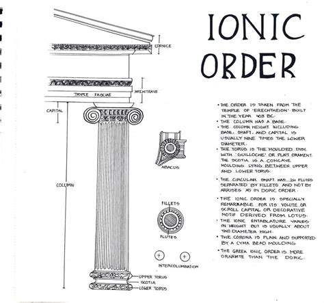 Greek Ionic Order