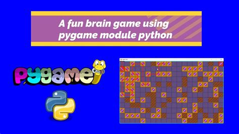 A Fun Brain Game Using Pygame Module Python Code Runner Youtube