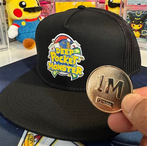 Deep Pocket Monster 1 Million Milestone Coin And Hat