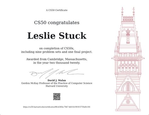 Harvards University CS Computer Science Course Les Stuck