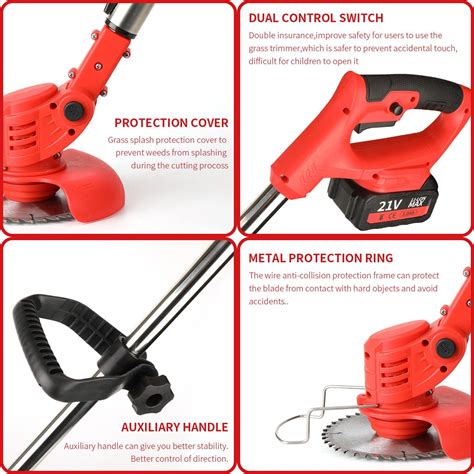 Battery Powered Weed Wacker Cordless Weed Wacker 3 In 1 With 3 Types