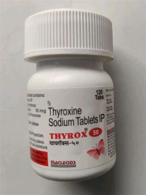 Thyroxine 50mg Sodium Tablets Ip Strength 50 Mcg At ₹ 104bottle In