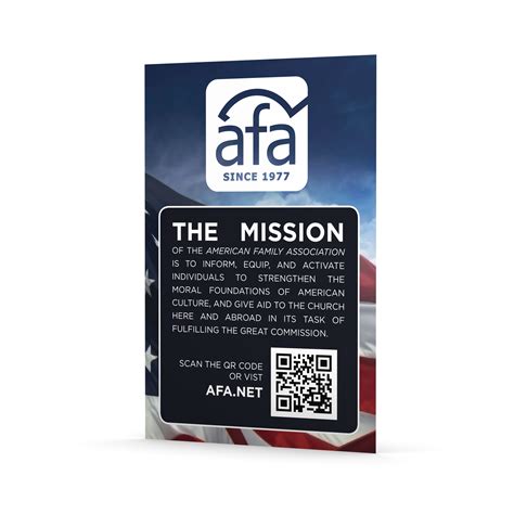 Afa Resource Center Afa Mission Card Bundle Of 50
