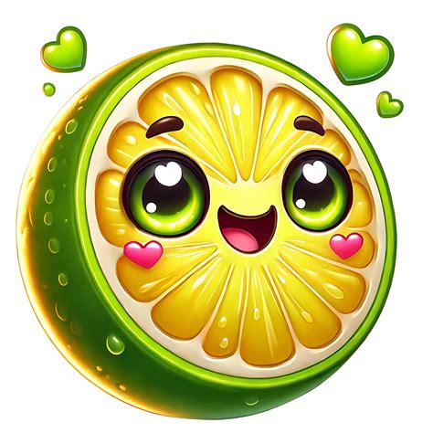 Cute Lime Clipart 12 High Quality S Adorable Cartoon Lime