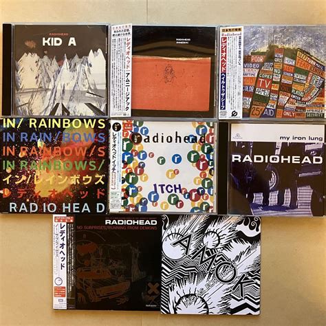 レディオヘッド Radiohead トム•ヨーク Cd8枚セット メルカリ