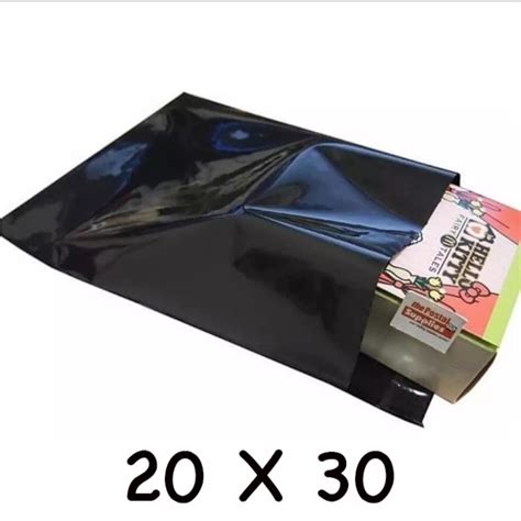 Jual Plastik Polymailer 20x30 Plastik Packing Kantong Amplop Plastik Polymailer Hitam Shopee