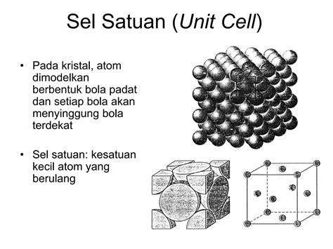 Jenis Jenis Struktur Kristal Senyawa Kimia Ppt