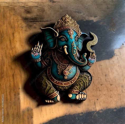 Lord Ganesha The Celebration Of Ganesh Indian Hindu God Ganesha