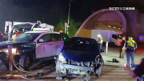 警台9線查吊銷車牌續上路 執勤釀4台車連環撞 社會 三立新聞網 SETN