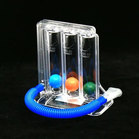 3 Balls Spirometer Respiratory Lung Exerciser Incentive Spirometry Device Lungs Breathing