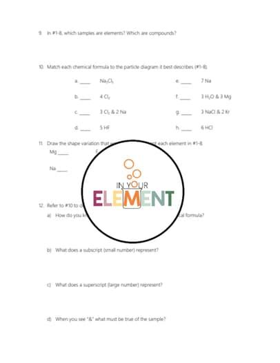 Matter Classification Math Skill With Particle Diagrams By In Your Element