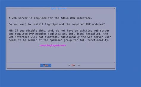 Install Pi Hole Network Ad Blocker On Debian 121110 Computingforgeeks