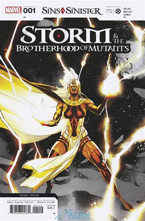 Storm And Brotherhood Mutants 1 2nd Ptg Leinil Yu Var