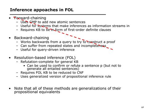 Ppt First Order Logic Inference Methods For Propositionalization And