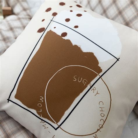 핫라떼 2종 자체제작 쇼파쿠션 50x50cm 감도 깊은 취향 셀렉트샵 29cm
