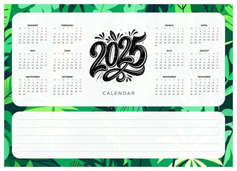 2025 달력 디자인 인쇄 가능한 월간 계획자 템플릿 프리미엄 Ai 생성 벡터