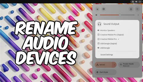 Rename Audio Devices In Gnomes Quick Settings Sound Menu Omg Ubuntu