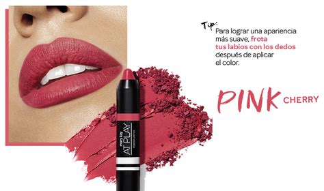 Labial Mate Con Acabado En Polvo Mary Kay At Play® 25g Pink Cherry 2