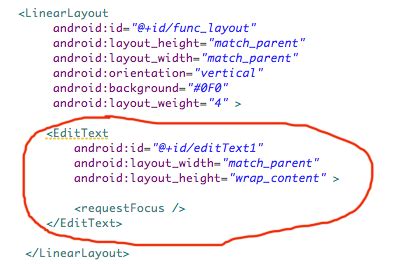Java Strange Difference Between Edittext Added In Layout Xml And From