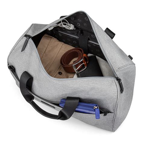 Bugatti Reborn Collection Convertible Duffle Bag Gray Duf2230bu Grey