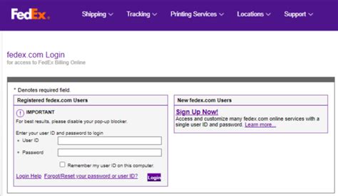 Fedex Online Billing Invoice Downloads