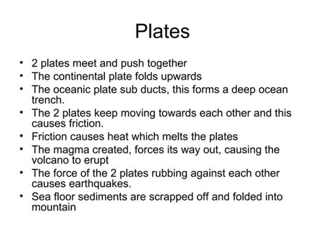 Plate Techtonics Ppt