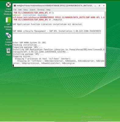 Inspirasi Seni Technology Installasi Application SAP HANA Client