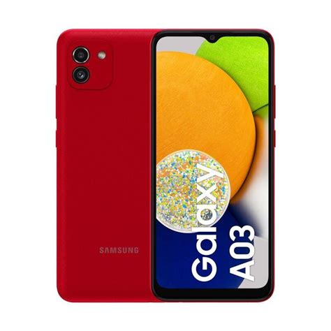 Телефон Samsung Galaxy A03, 64 GB, Dual SIM, Red цена | 220.lv