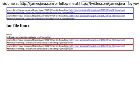 Tar File Linux Ppt