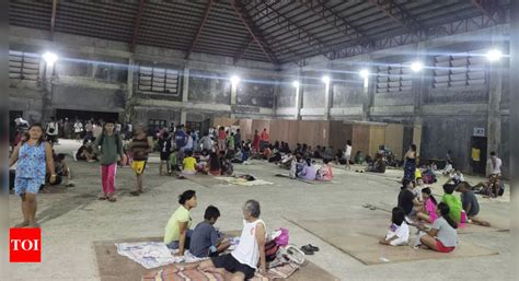 Residents Begin To Return Home After Philippine Quake Kills One Times Of India