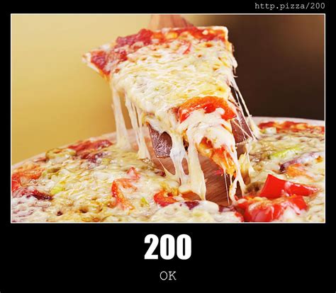 Ok Status Code And Pizzas
