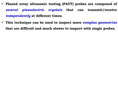 l35 phased array ultrasound and time of flight diffraction pptx