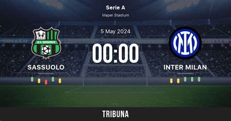 Sassuolo Vs Inter Live Score Stream And H2h Results 542024 Preview