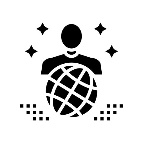 World Expert Glyph Icon Vector Illustration 10246721 Vector Art At Vecteezy