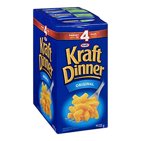 Kd Kraft Dinner Original Macaroni And Cheese 225g Pack Of 4 — Deals