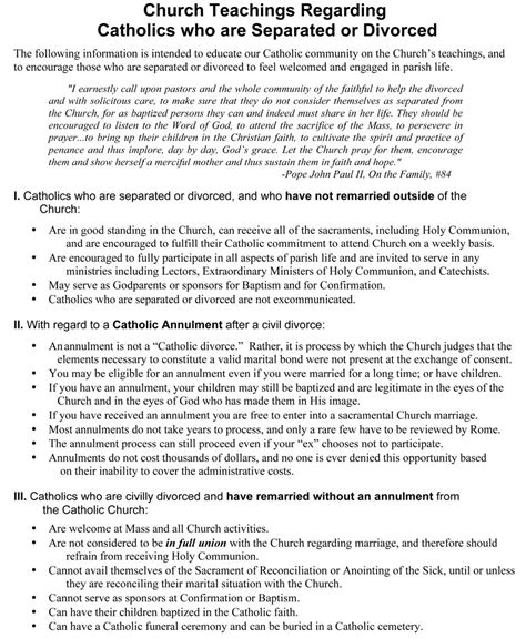 Annulment Process Blessed Sacrament Church