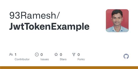GitHub Ramesh JwtTokenExample