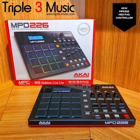 Jual Akai Mpd226 Mpd 226 Drum Pad Midi Controller Indonesia Shopee Indonesia