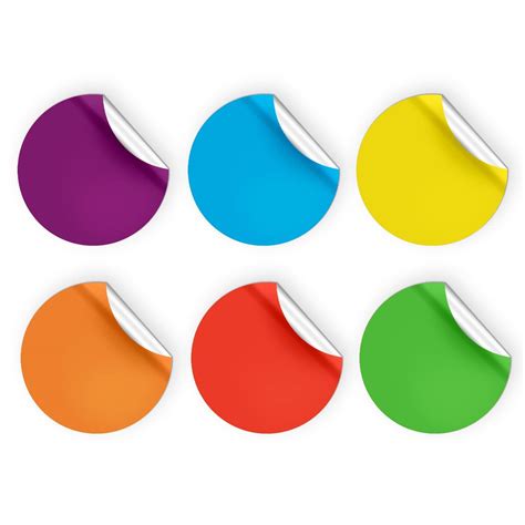 Beno 30 Pieces 6 Inch Classroom Multicolor Erase Floor Dots