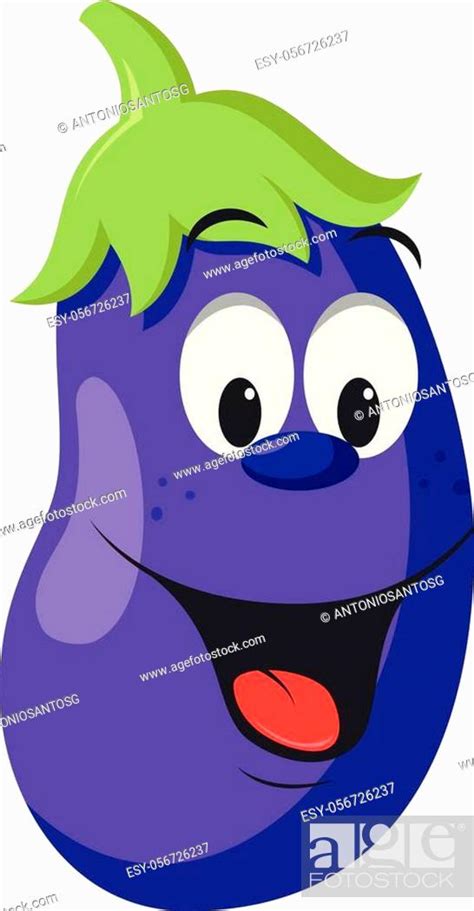 Vegetables Characters Collection Vector Illustration Of A Funny And