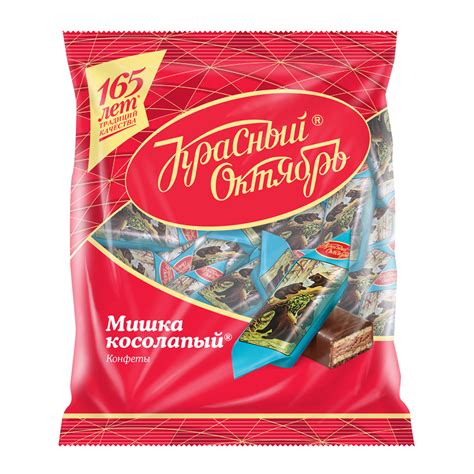 Купить конфеты красный октябрь мишка косолапый 200г с доставкой на дом