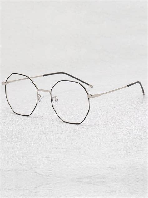 Geometric Frame Eyeglasses For Men