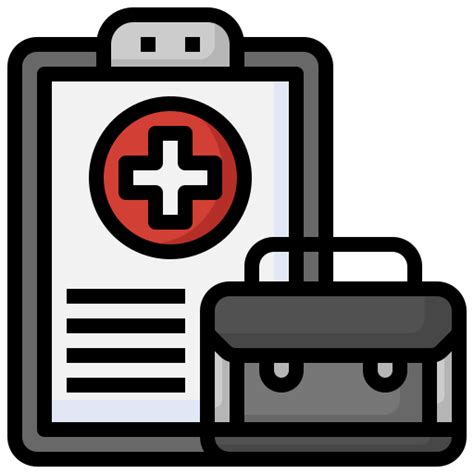 Health Report Surang Lineal Color Icon