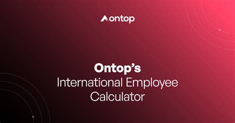 International Employee Cost Calculator